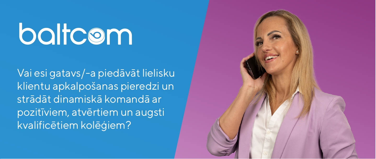 Klientu apkalpošanas speciālists/-e darbam pa telefonu | Visas Iespējas
